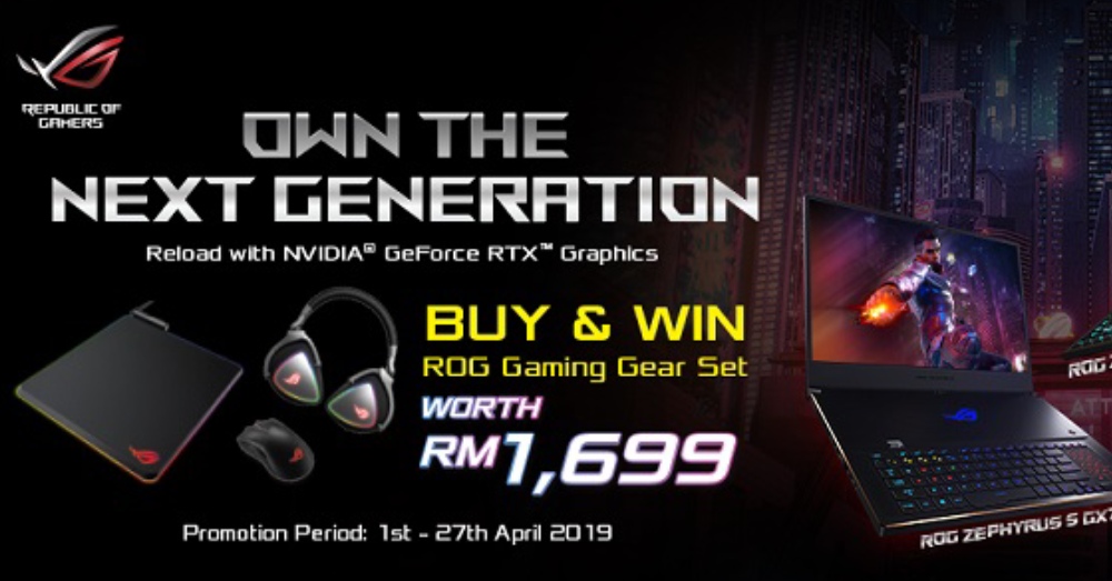 *Limited Time Only* Promosi Beli dan Menang Produk ROG Set Gaming Gear ...