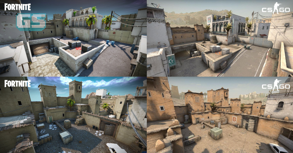 Peta Dust 2 telah muncul di Fortnite? Kolaborasi istimewa antara ...
