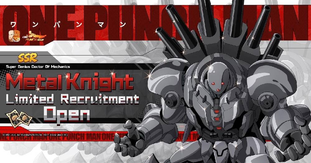Metal Knight sertai ONE PUNCH MAN: The Strongest dalam waktu yang ...