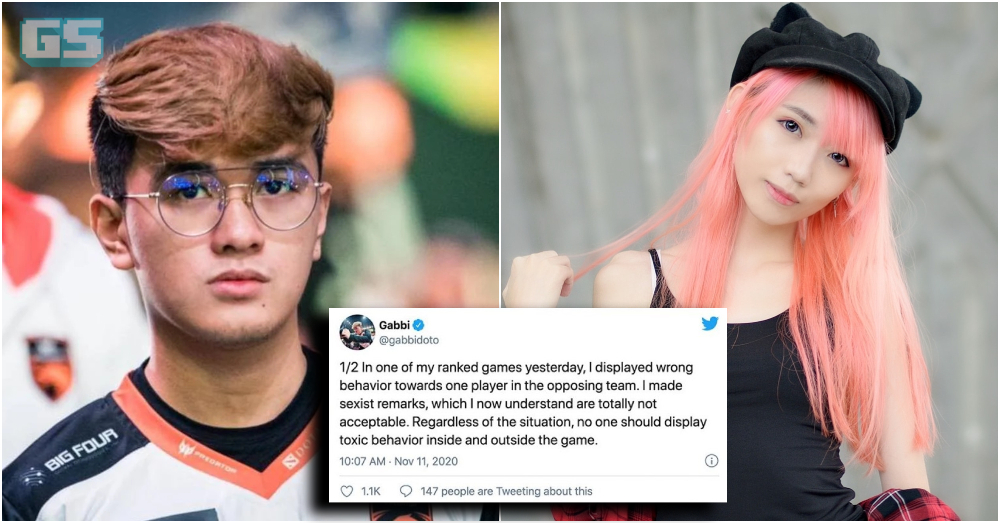 Pemain pro Dota 2 TNC Gabbi melontarkan komen seksis kepada streamer ...