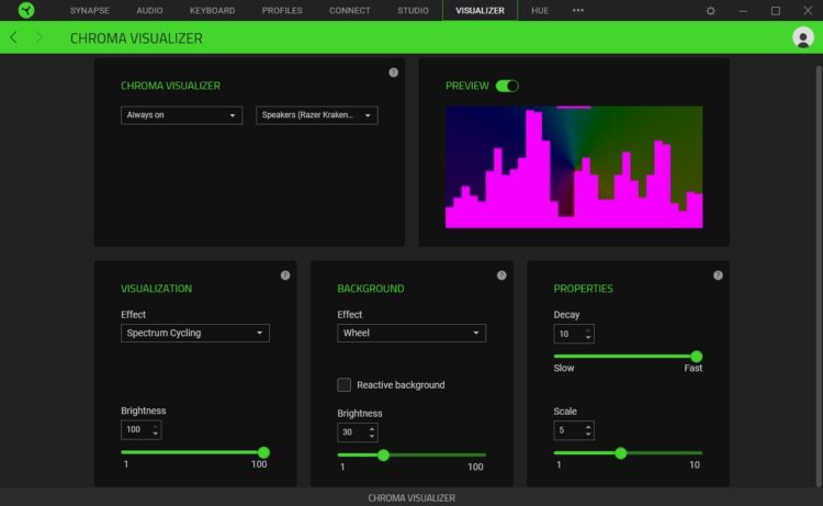 Razer Synapse Chroma Visualizer - gamersantai.com