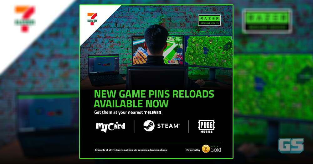 Lebih banyak kod topup tersedia di 7-Eleven untuk Steam, PUBG Mobile & MyCard - gamersantai.com