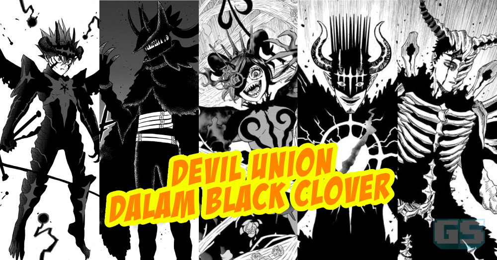 Black Clover - Senarai watak yang boleh menggunakan Devil Union ...