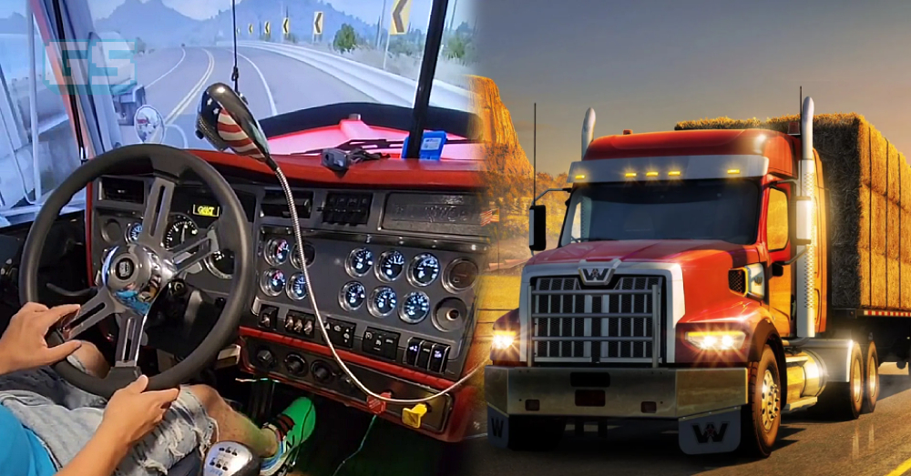 Seorang streamer buat setup lori semata untuk bermain Truck Simulator ...