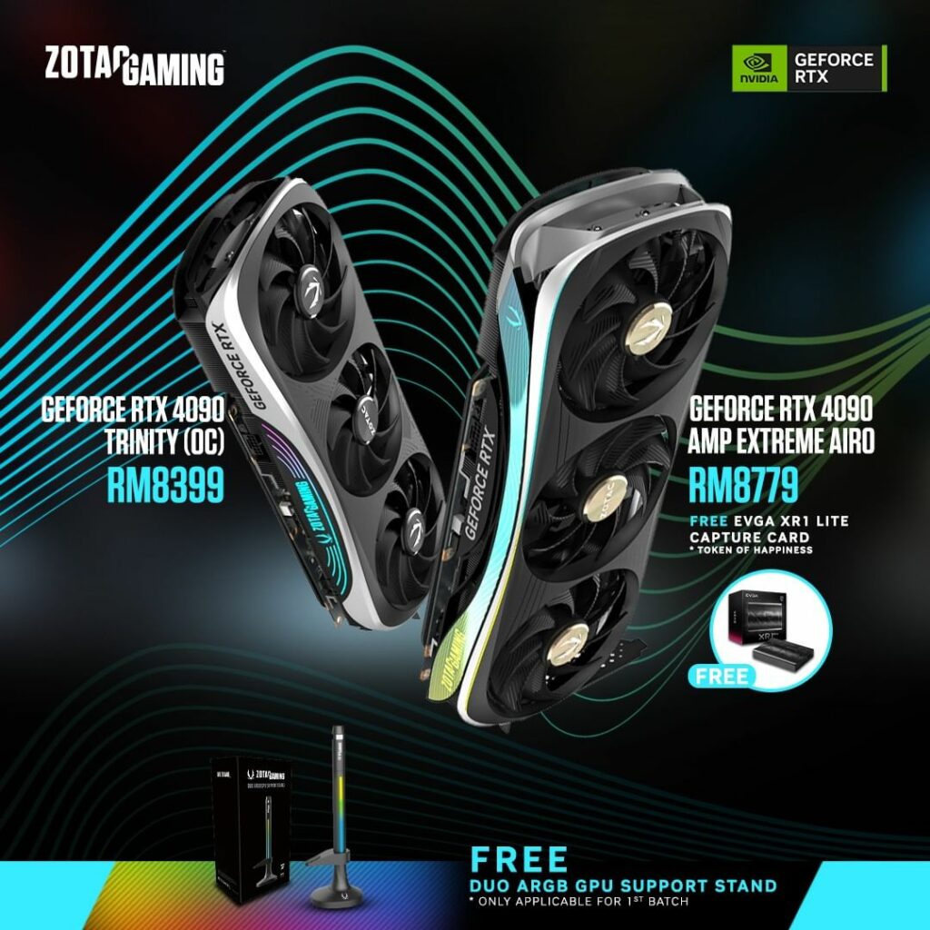 Zotac GeForce RTX 4090 kini tersedia di Malaysia, harga bermula pada RM ...