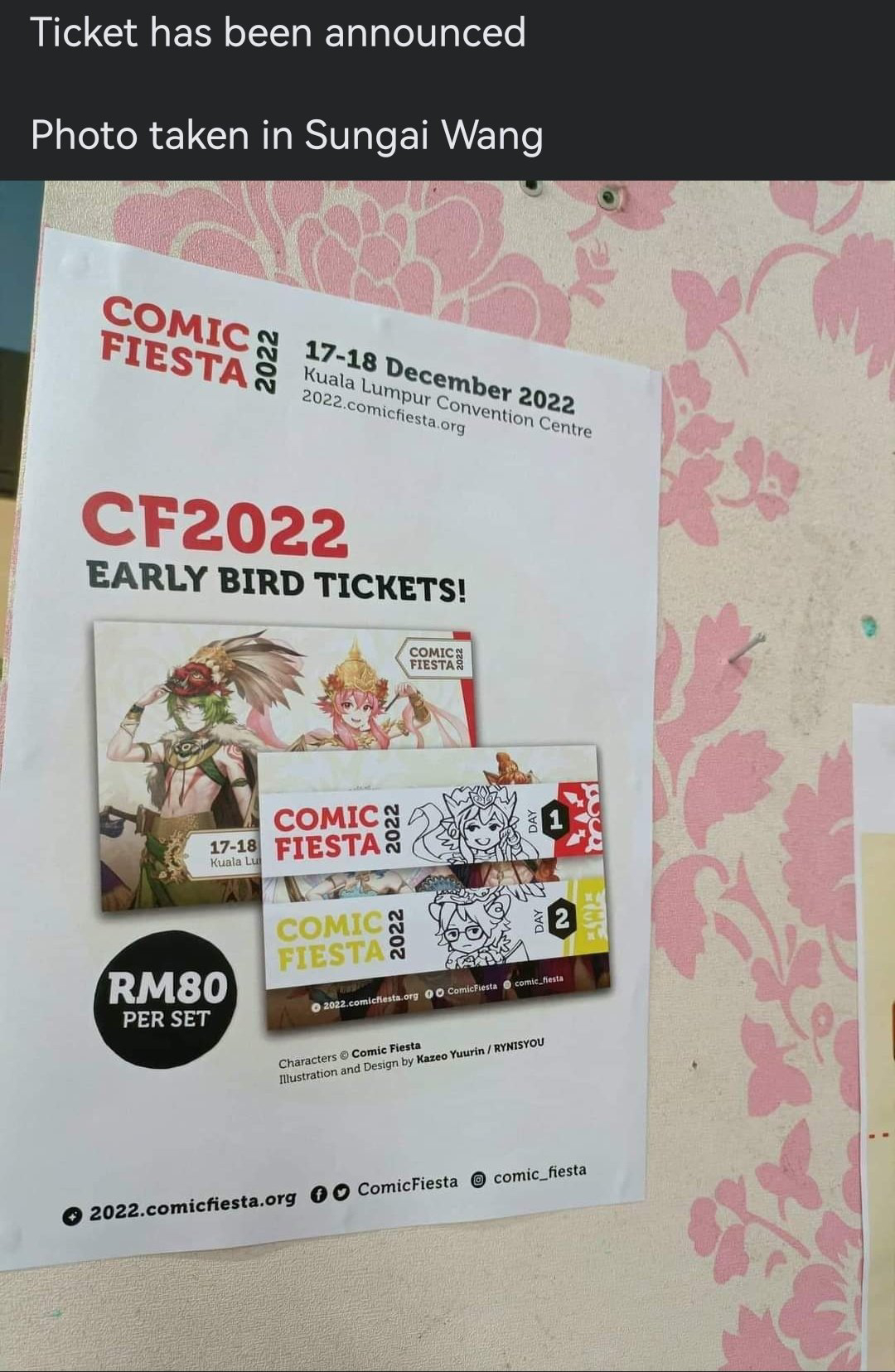 Harga Tiket Early Bird Comic Fiesta 2022 Didedahkan! Sediakan Dompet Korang Sekarang ...