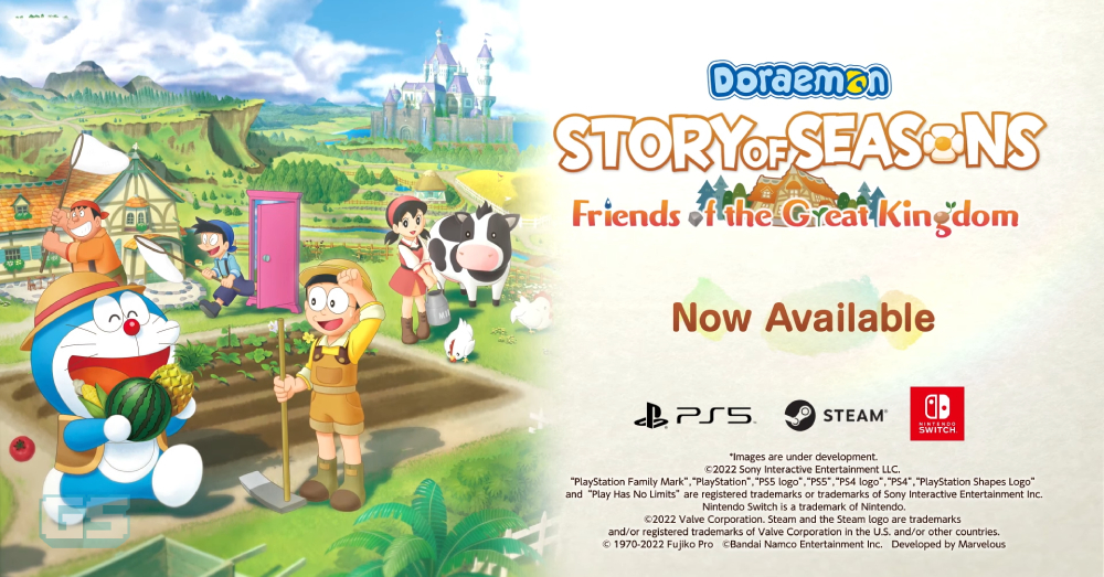 Doraemon Story of Seasons: Friends of the Great Kingdom kini ada di Switch, PS5 & PC STEAM ...