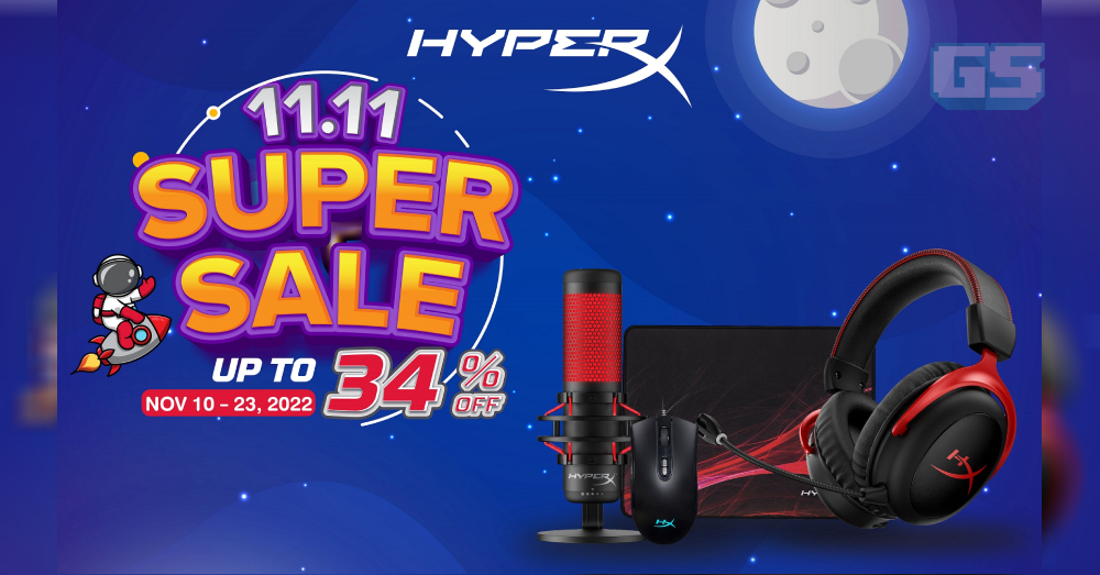 Promosi 11.11 Khas HyperX di Lazada! Dapatkan Potongan Harga Sehingga 34% Untuk Peranti Gaming ...