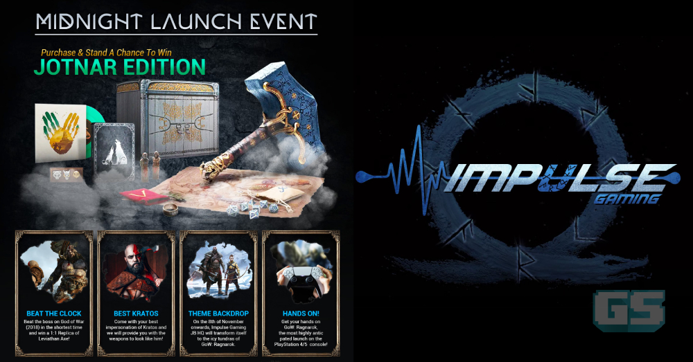 Impulse Gaming Anjurkan God of War: Ragnarök Midnight Launch Di ...