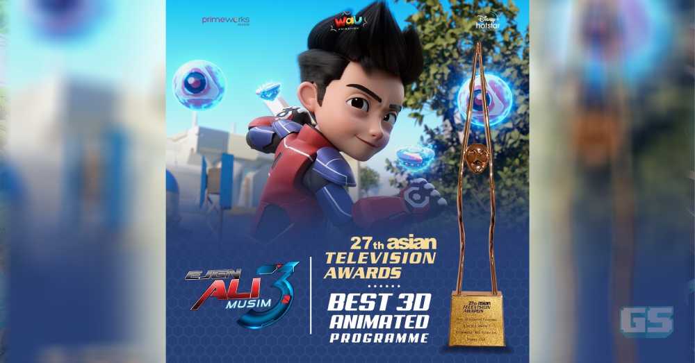 Ejen Ali menang Best 3D Animated Programme di Asian TV Award 2022 ...
