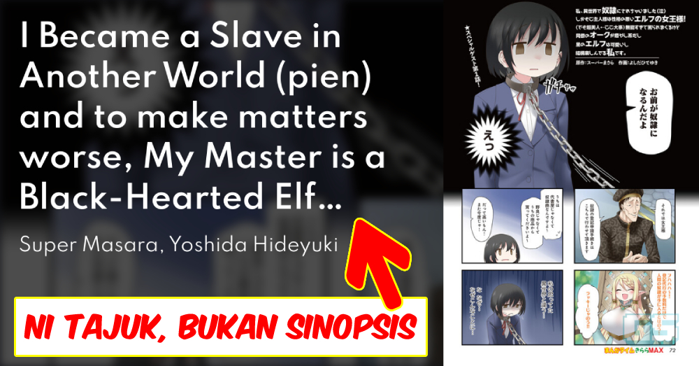 Manga Isekai baru mempunyai "tajuk paling panjang di dunia" - boleh jadi sinopsis! - gamersantai.com