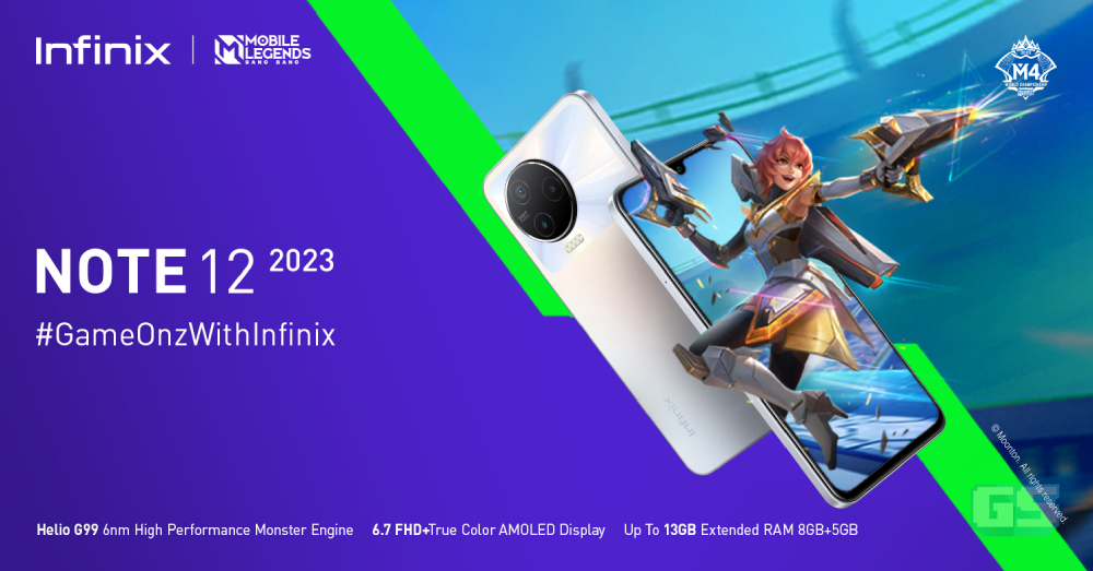 Infinix Malaysia mengumumkan NOTE 12 2023 dalam pakej MLBB Light Chaser ...