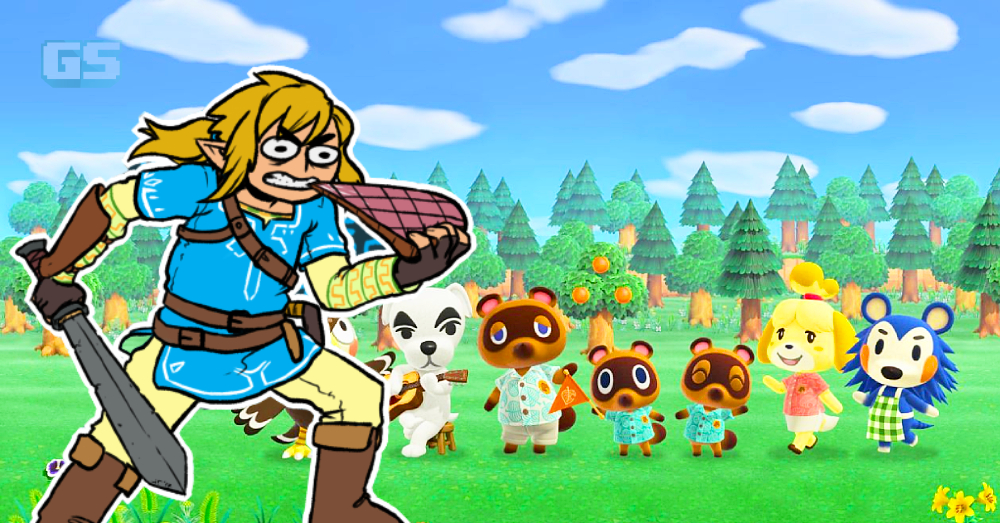 Pelik tapi benar! Penduduk Animal Crossing jadi makanan untuk Link ...