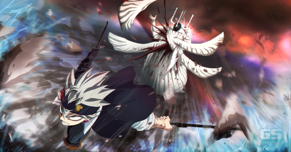 Black Clover 366 - Asta jatuhkan Paladin Damnatio dengan satu pukulan ...