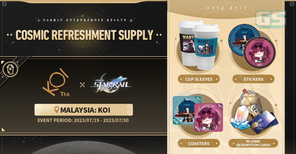 Info Penuh Acara Kolaborasi Honkai: Star Rail Bersama KOI Thé Malaysia ...