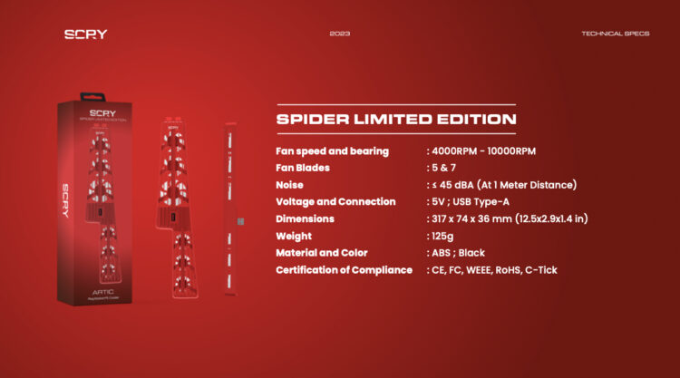 SCRY Artic Spider (Limited Edition) - Aksesori 'Plug-and-Play Cooler ...